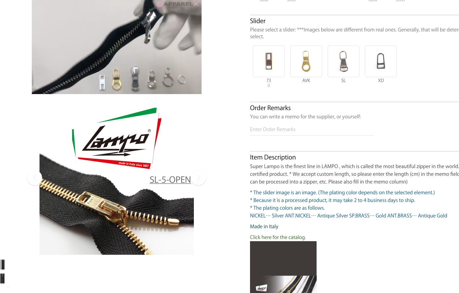 LAMPO Zipper: Luxury zipper from Italy | ApparelX News